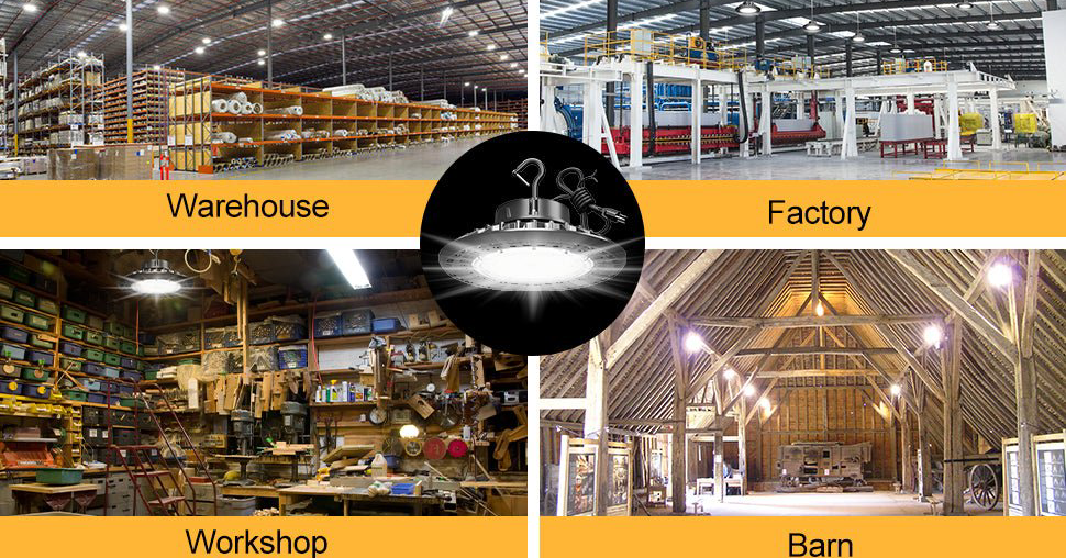 warehouse lighting installation