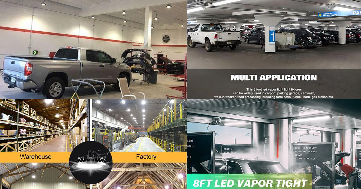 Comparing LED High Bay Lights vs. Ordinary LED Shop Lights for Garage ...