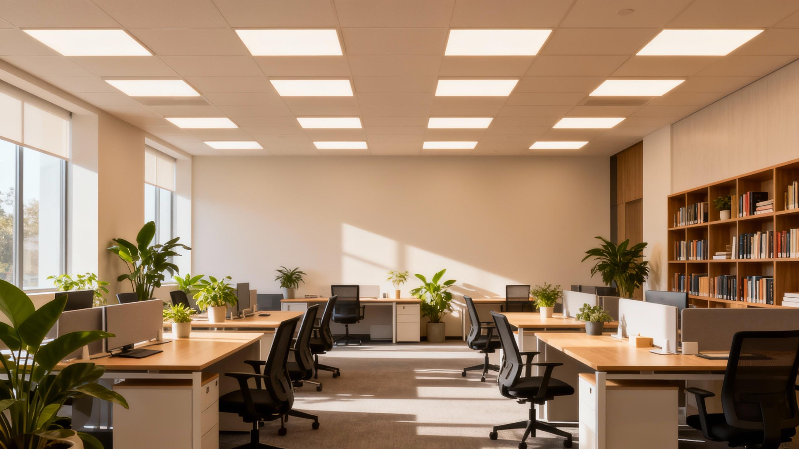 Discover 3 Common Commercial LED Panel Sizes for Offices – JC-LGL